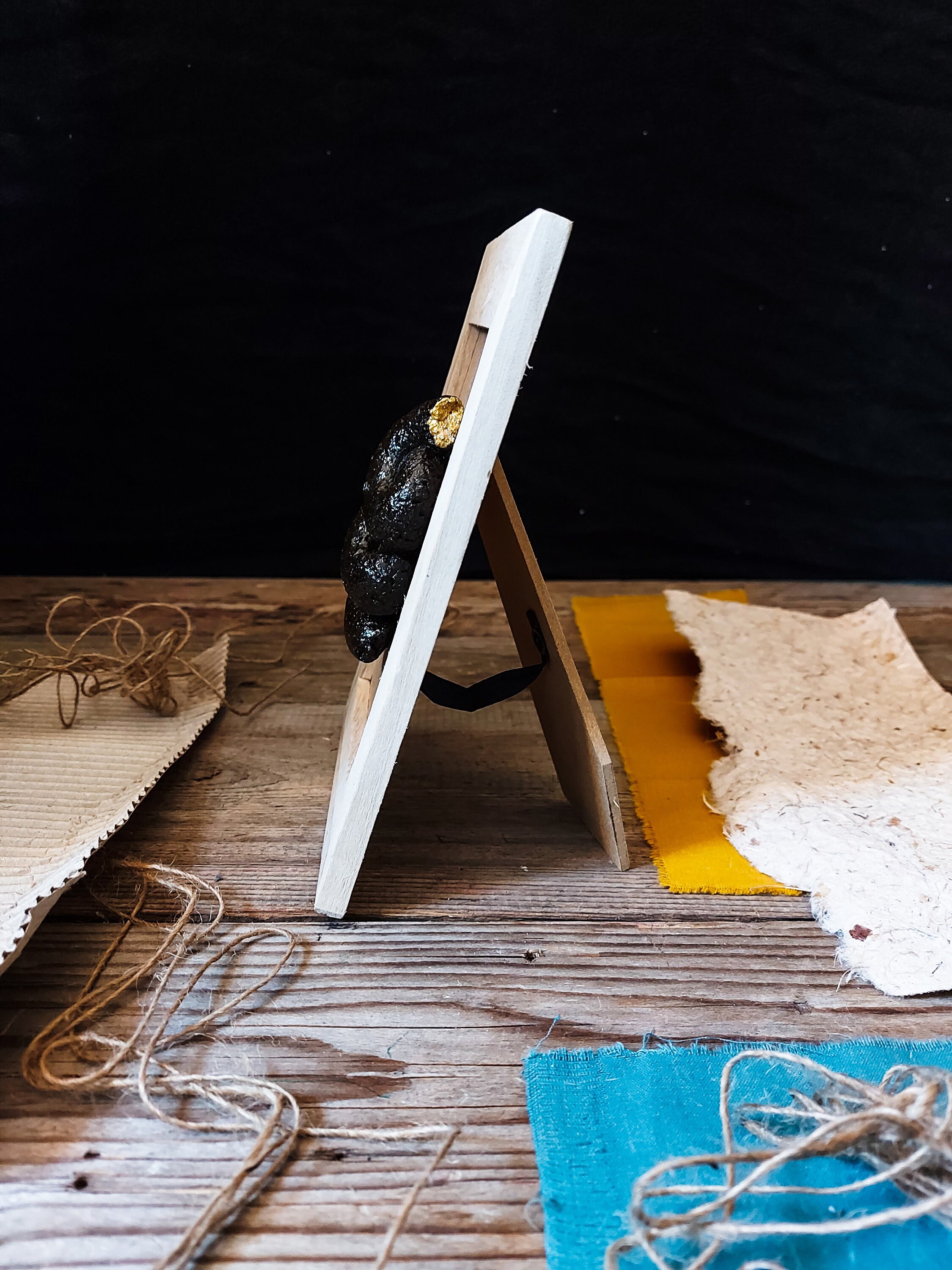 Poop Made From Real Poop on a Frame for Good Luck Crazy Bizarre Art ...