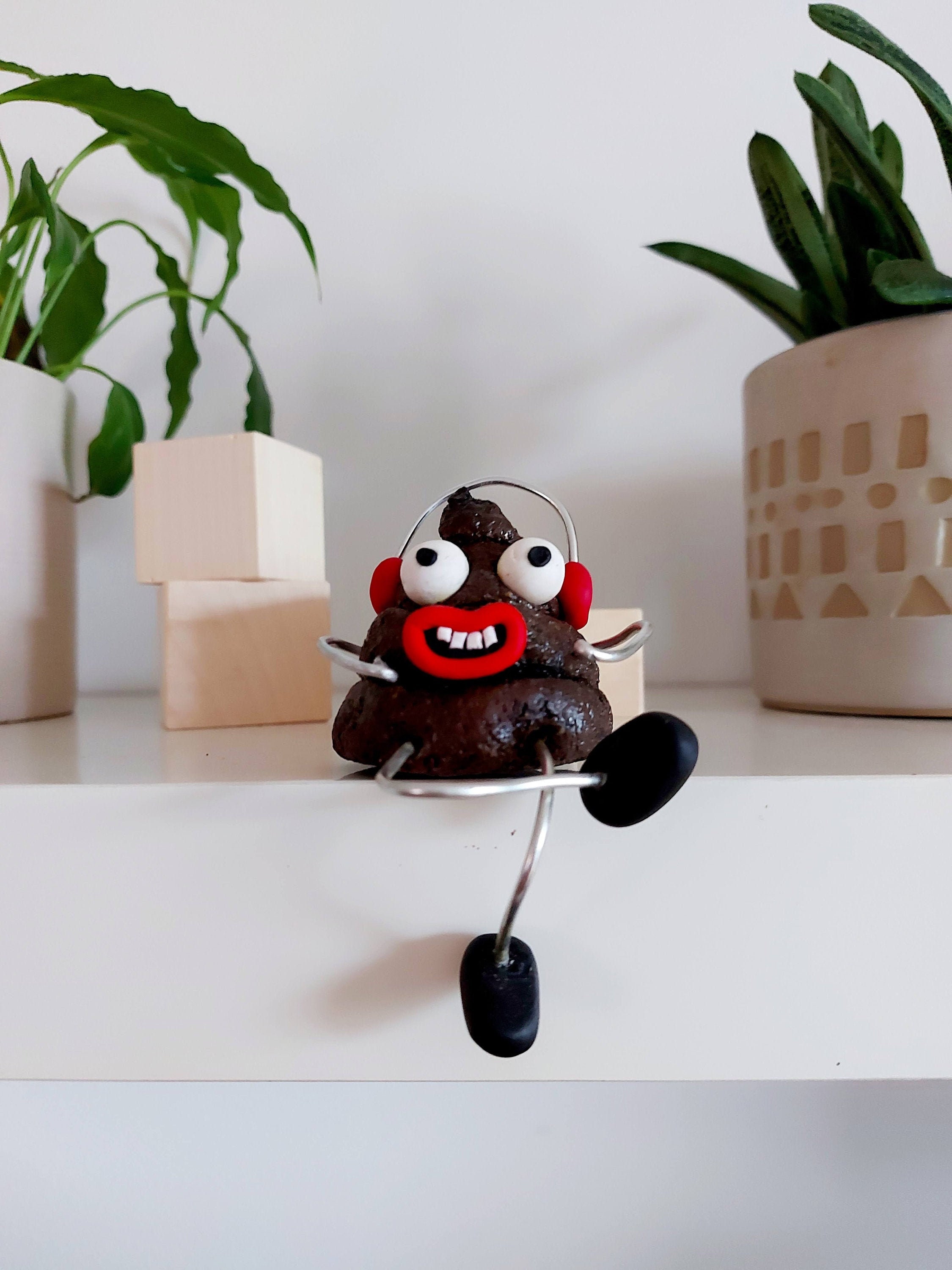 La figura de caca real trae buena suerte debe tener un regalo - Etsy México