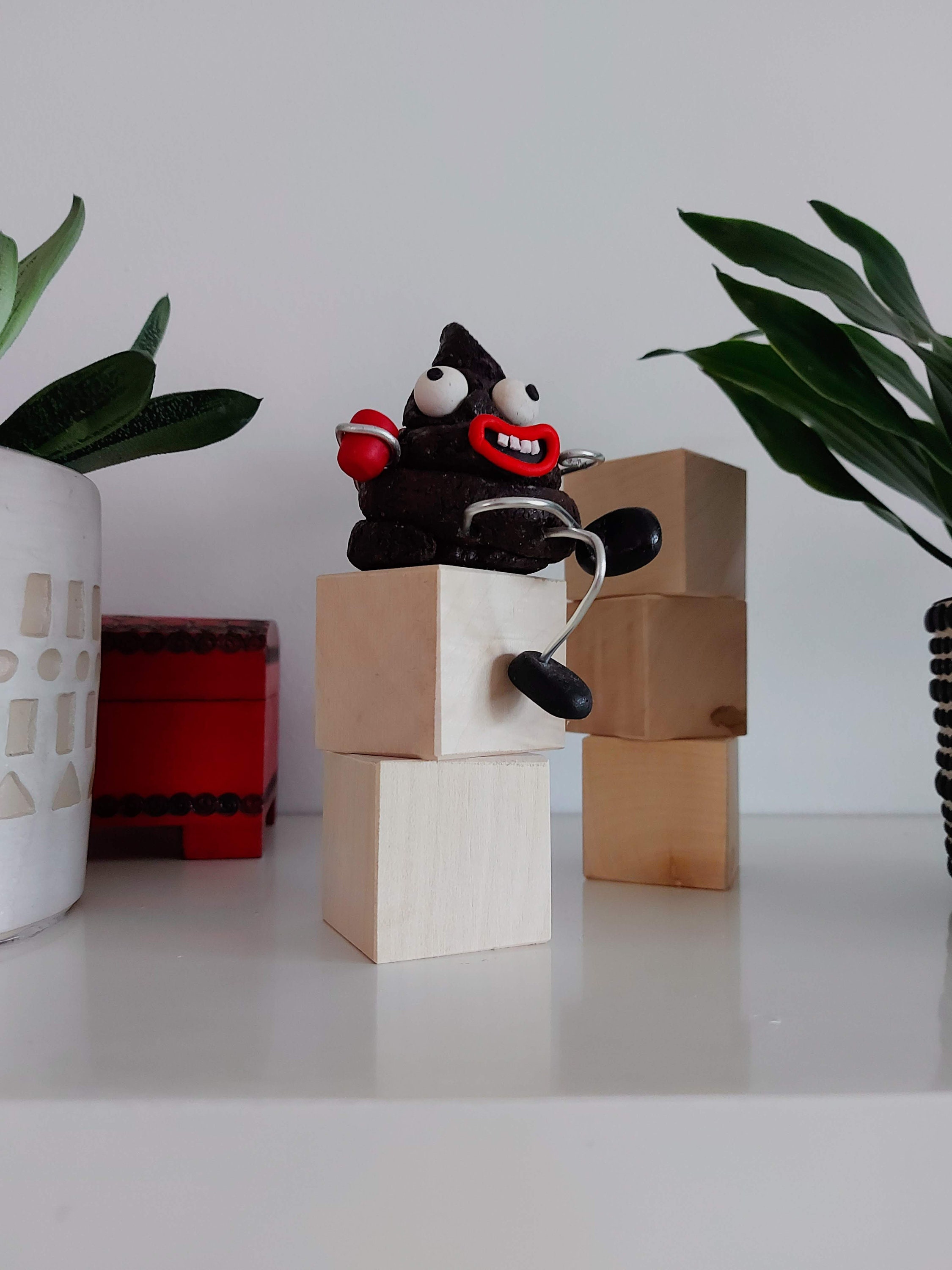 Real Poop Figure Brings Good Luck Must Have Funny Fun Gift for ...