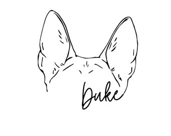 Husky Ear Svg - Etsy