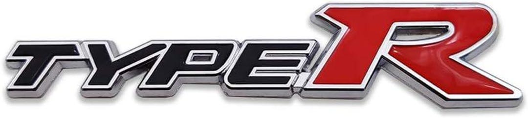Metal Type-r Logo Car Emblem, 3D Racing Sport Badge (black&red) - Etsy