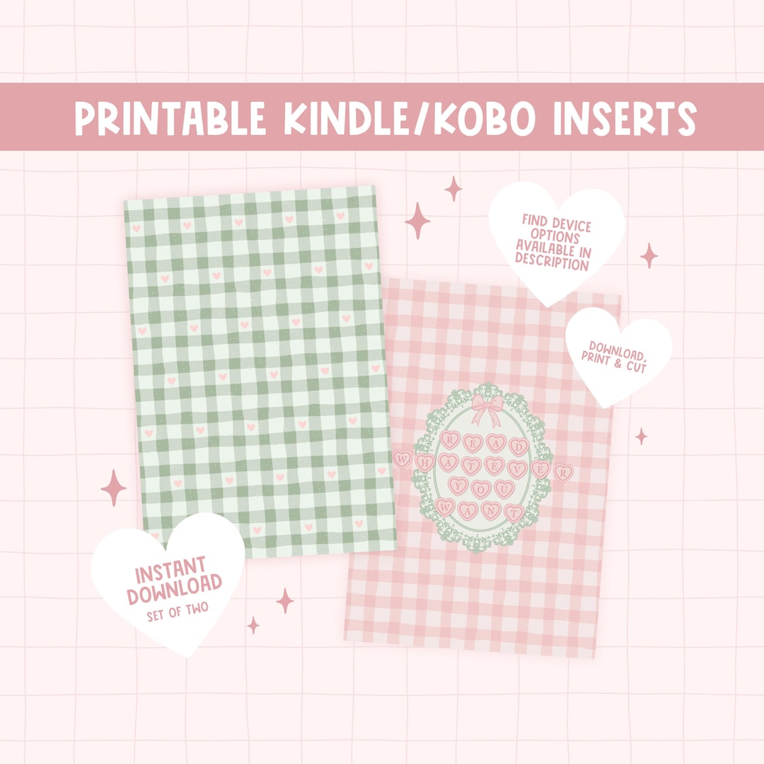 Read Whatever You Want Printable Kindle/kobo Inserts | Bookish ...