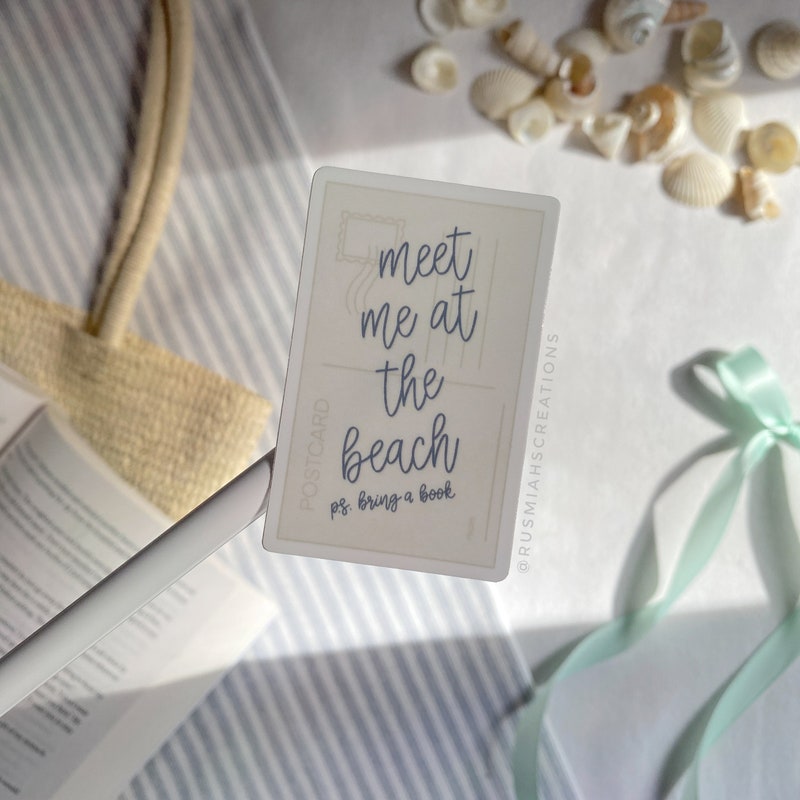 Beach Reader Stickers - Etsy