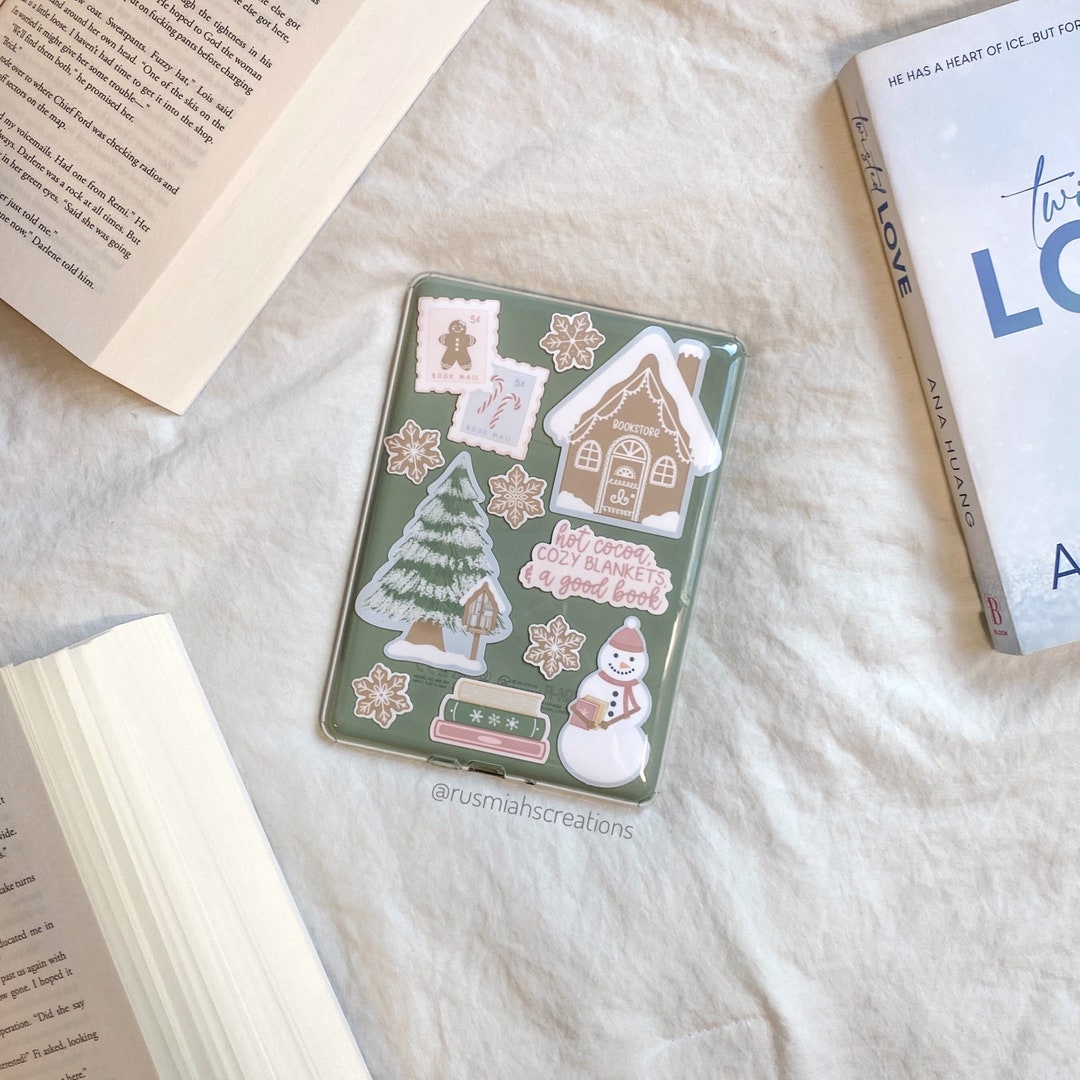Snowy Chapters Sticker Pack | Kindle Stickers | Bibliophile | Water ...