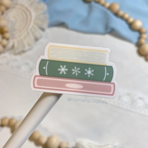 Snowy Chapters Sticker Pack | Kindle Stickers | Bibliophile | Water ...