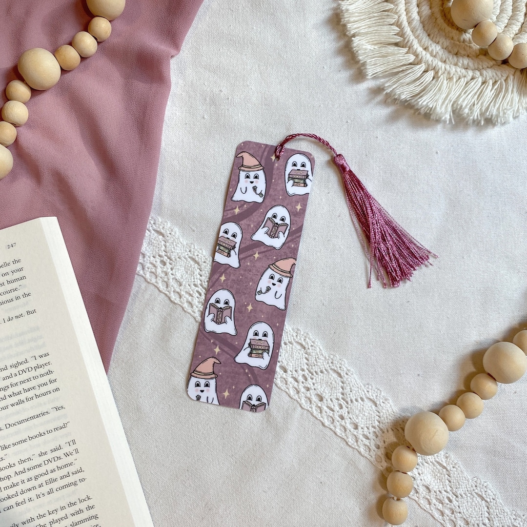Spooky Bookish Ghosties Bookmark | Halloween | Spooky Season | Ghosts ...