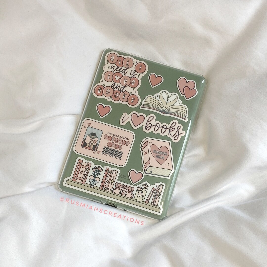 Romance Reader Sticker Pack Bookish Girlie Bibliophile Water Resistant ...