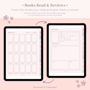 Digital Reading Journal W/ Hyperlinks | Goodnotes | Notability ...
