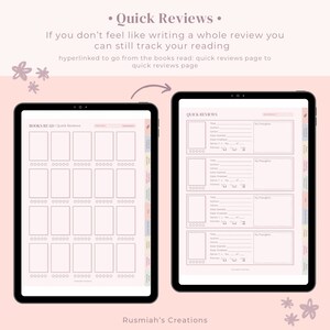 Digital Reading Journal W/ Hyperlinks | Goodnotes | Notability ...