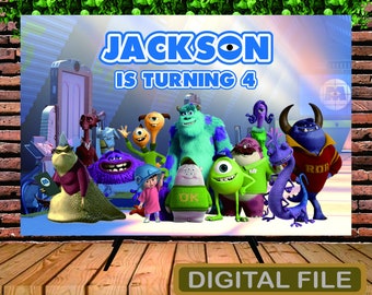 Monster Inc Banner | Etsy