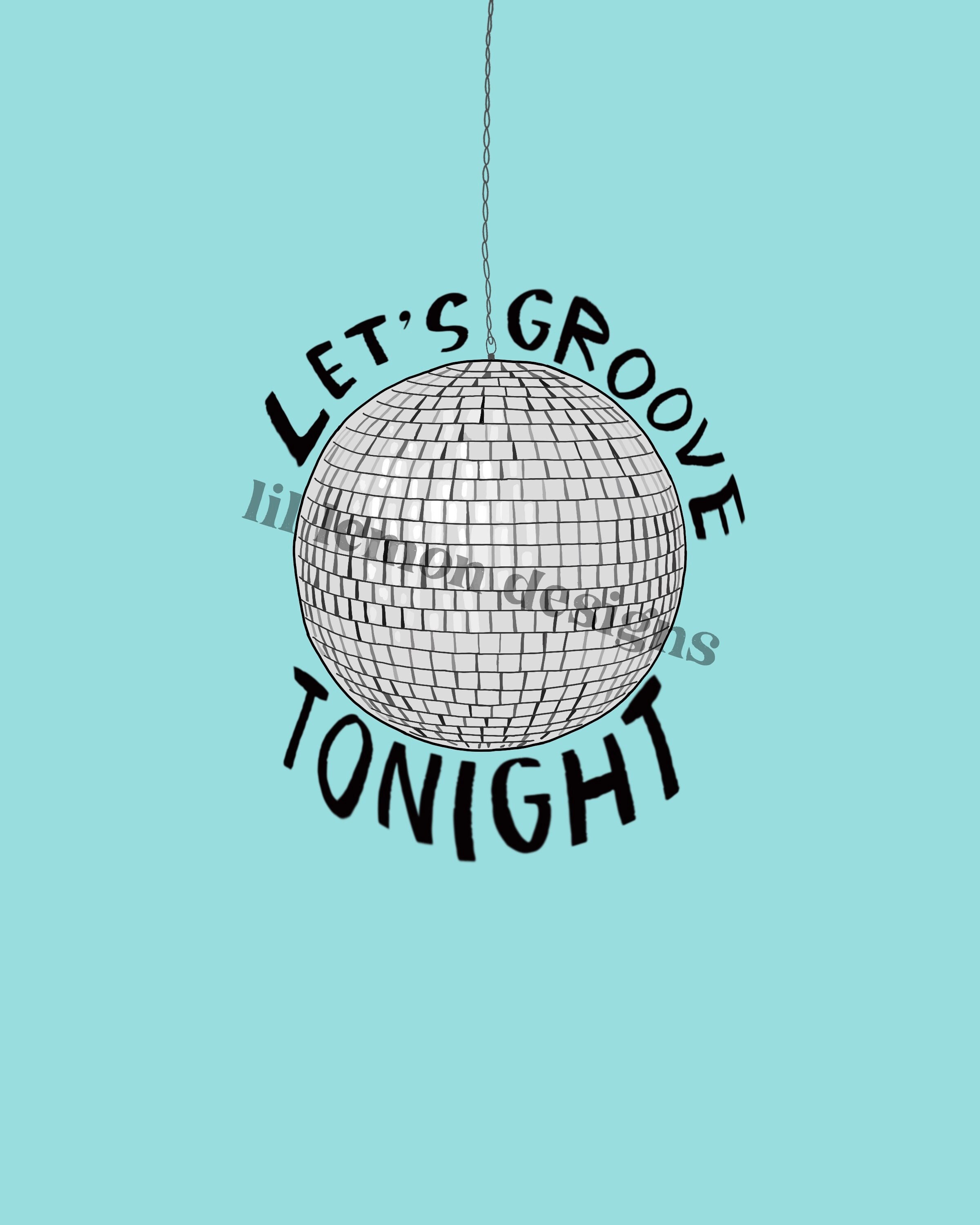 Disco Ball Wall Art Print, Earth Wind and Fire Wall Print, Eclectic ...