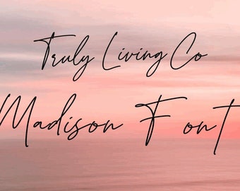 Madison Font - Etsy UK