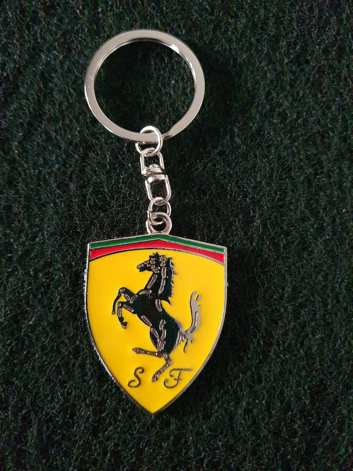 Ferrari Logo Keyring. Ferrari Key Chain | Etsy UK