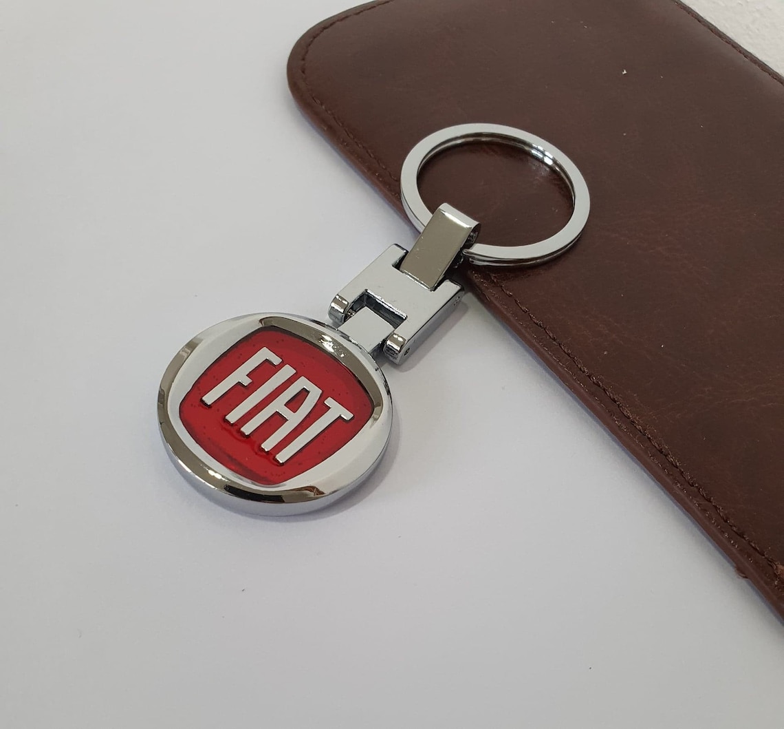 Fiat Logo Keyring. FIAT Keychain. Fiat - Etsy UK