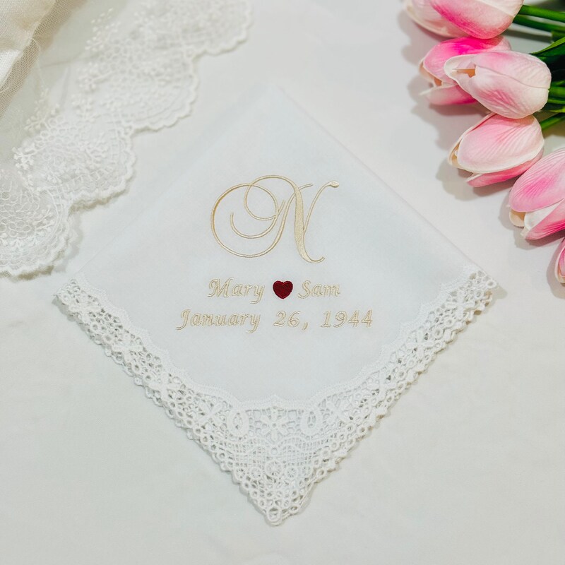 Wedding Handkerchief - Etsy