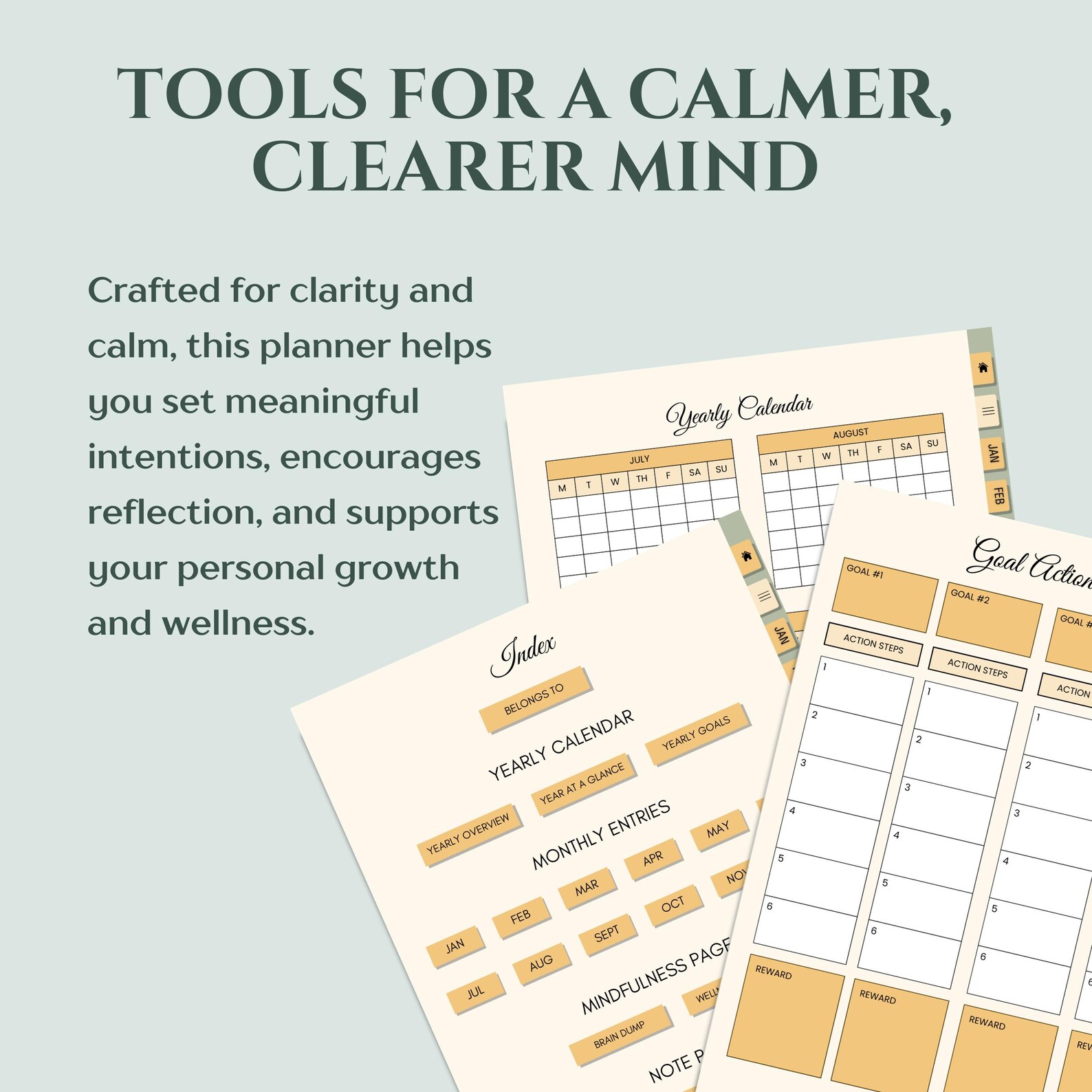 Everyday Wellness: Minimalist Digital Planner & Journal-simplify Your ...