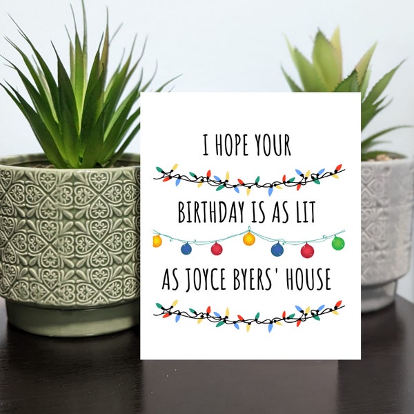 Stranger Birthday - Etsy