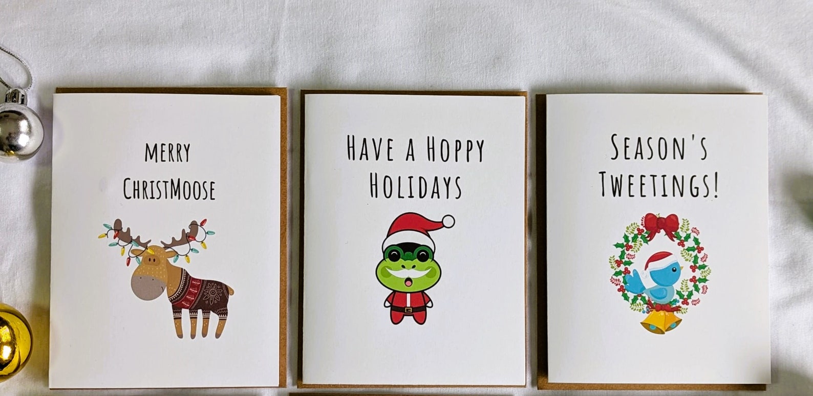 Funny Christmas Card, Holiday Greeting Set, Funny Christmas Card Pack ...