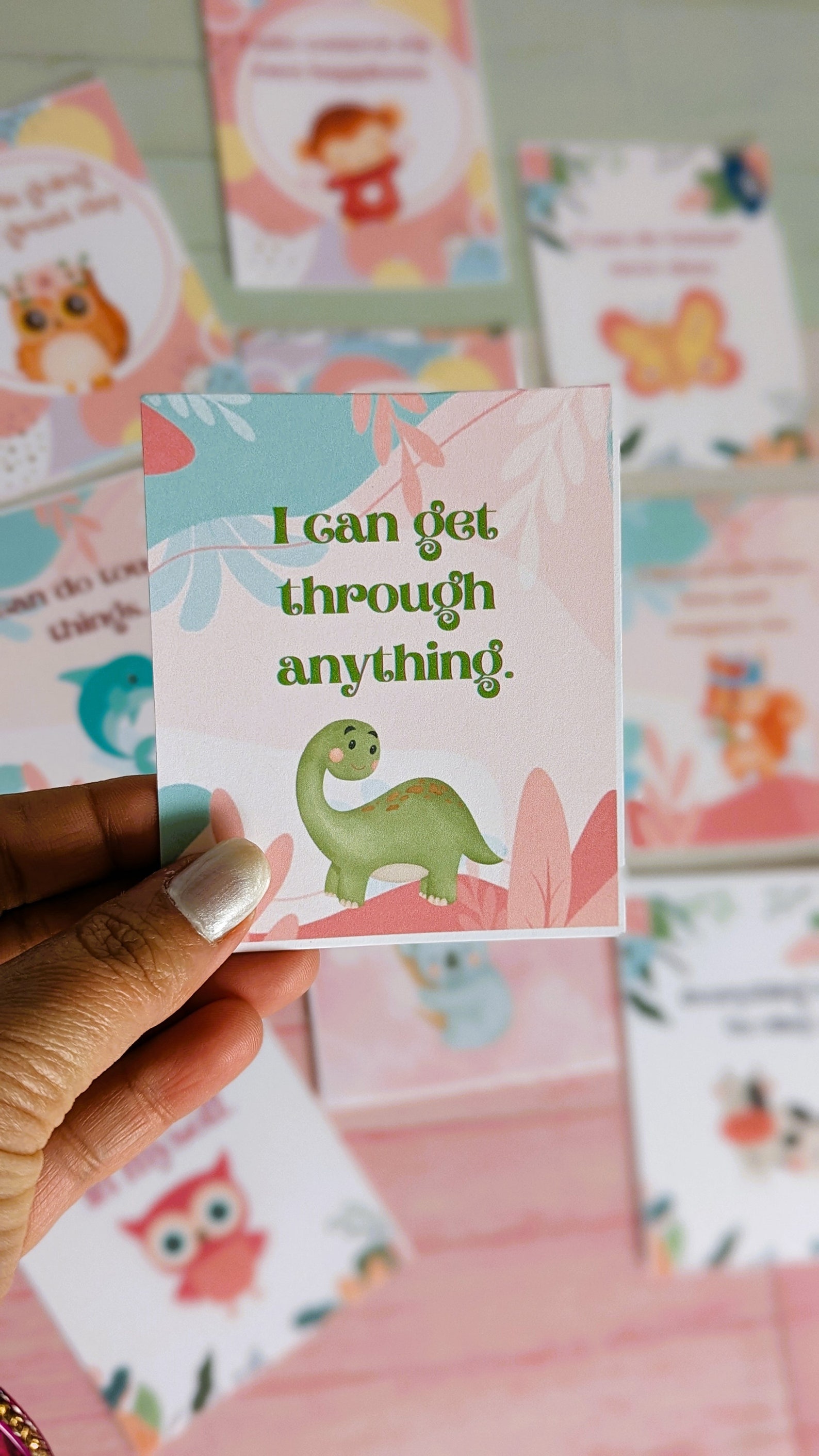Children's Positive Affirmation Cards Digital Download | Encouragement ...