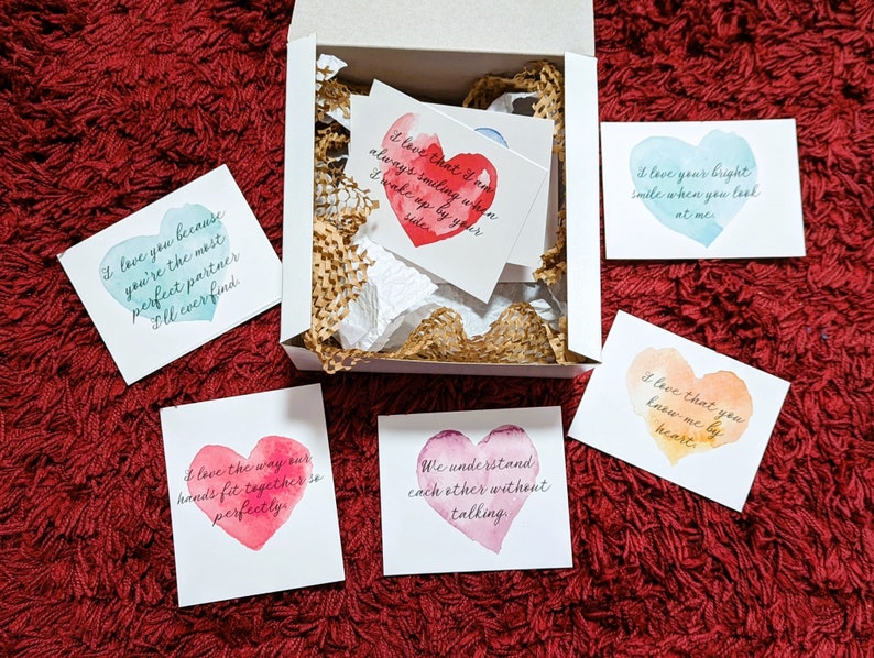 10 Reasons Why I Love You Box Christmas Valentine's Day - Etsy