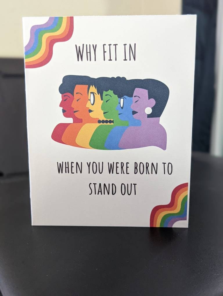 Happy Pride Cards Pride LGBTQ Rainbow Greeting Card LGBTQ - Etsy