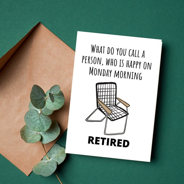Rude Retirement Card - Etsy