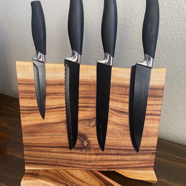 Wood Knife Block - Etsy