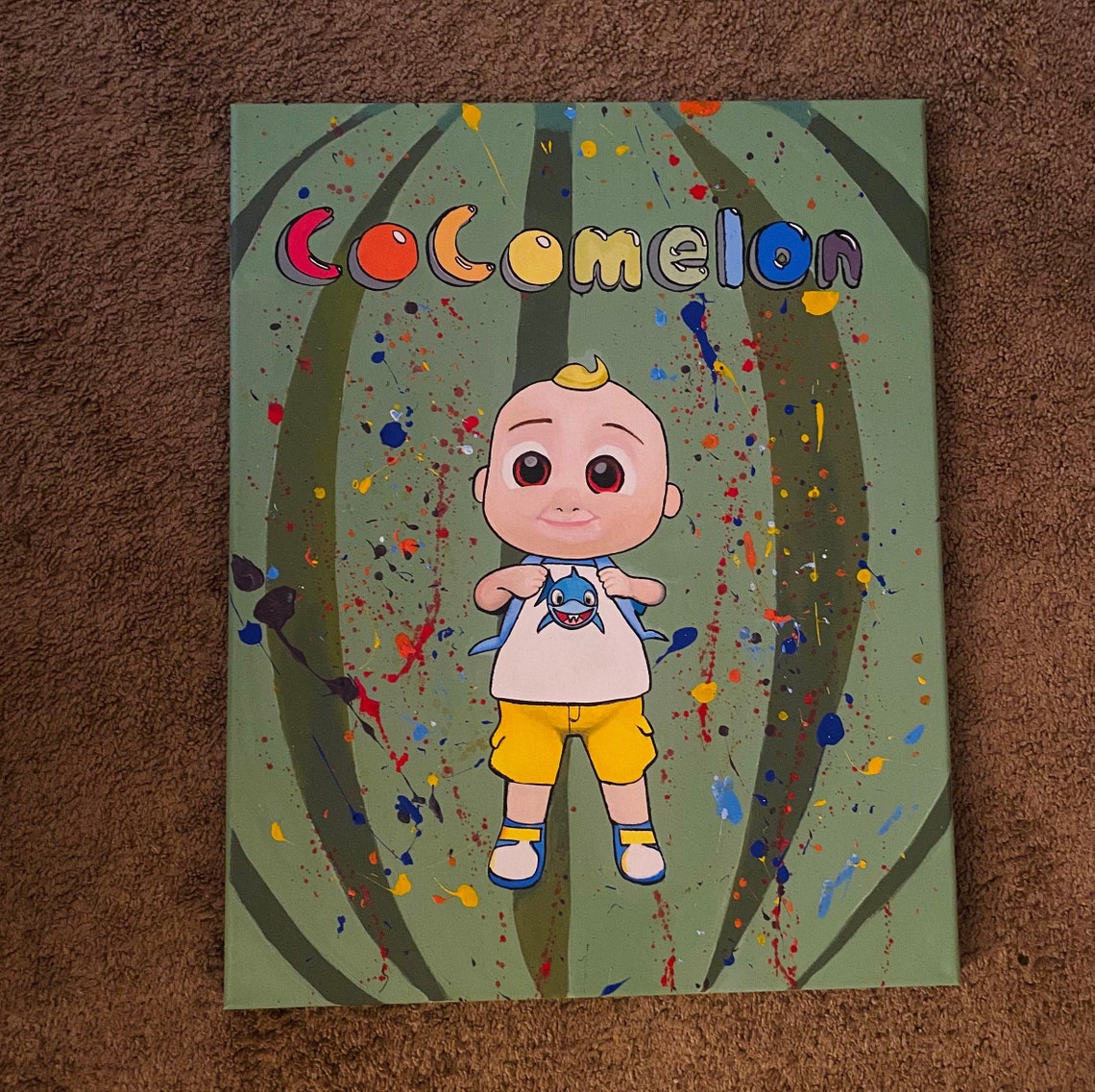 Cocomelon Custom Painting - Etsy