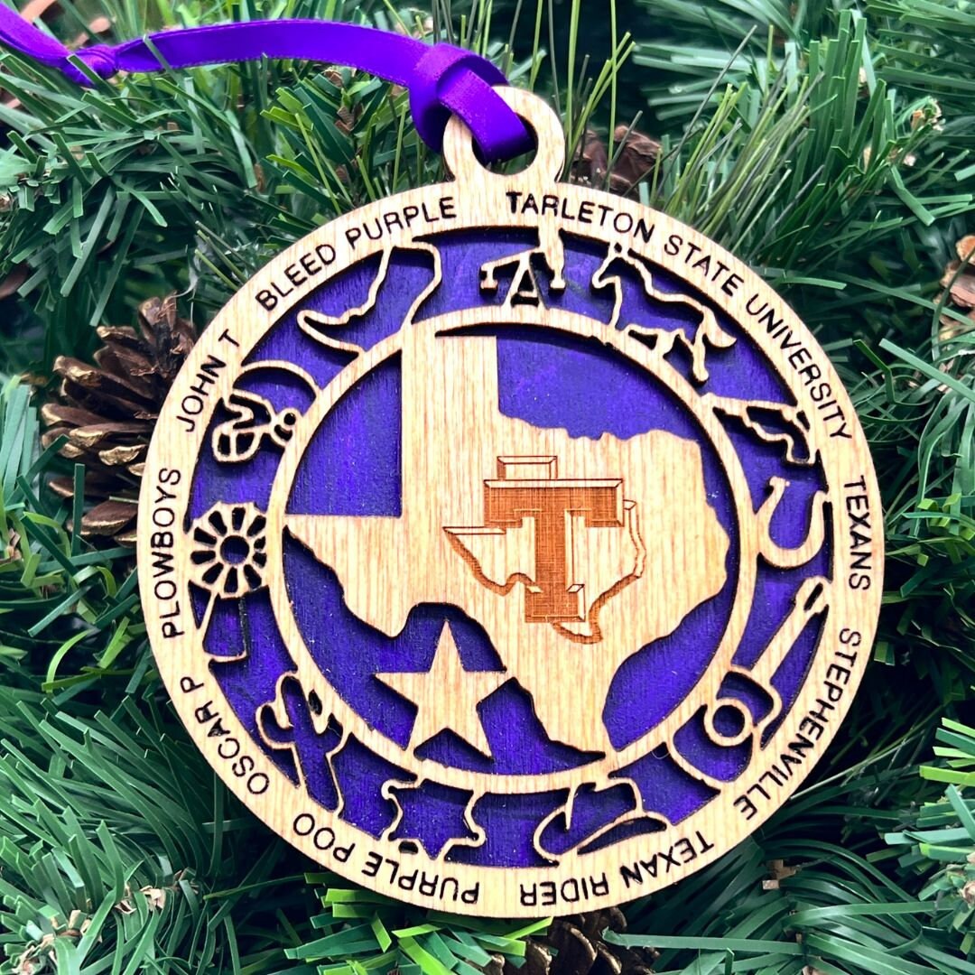 College and University Ornament Sam Houston Tarleton Texas Tech ...