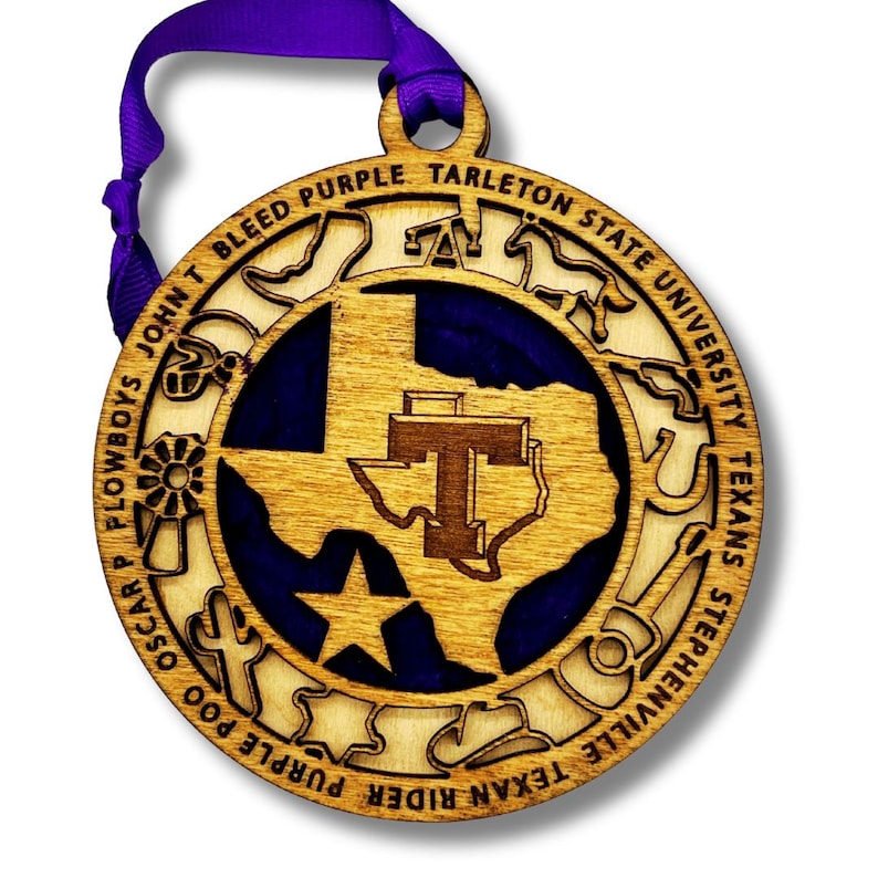 College and University Ornament Sam Houston Tarleton Texas Tech ...