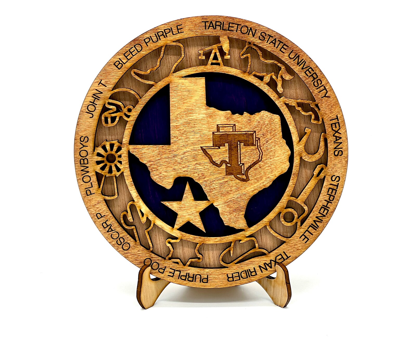 Licensed Tarleton State University Spirit Sign Wall Decor Graduation ...