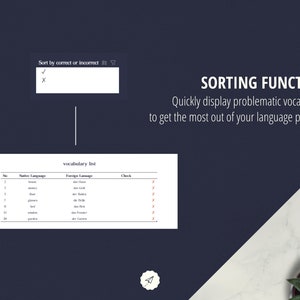 Excel Vocabulary List | Vocabulary Word Practice Tool | Language Study ...