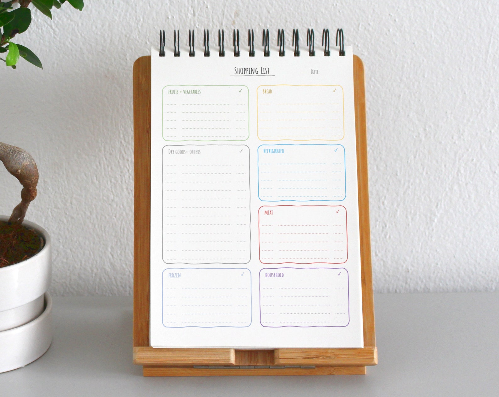 Cute Grocery List, Simple Shopping List, Printable Todo List, for ...