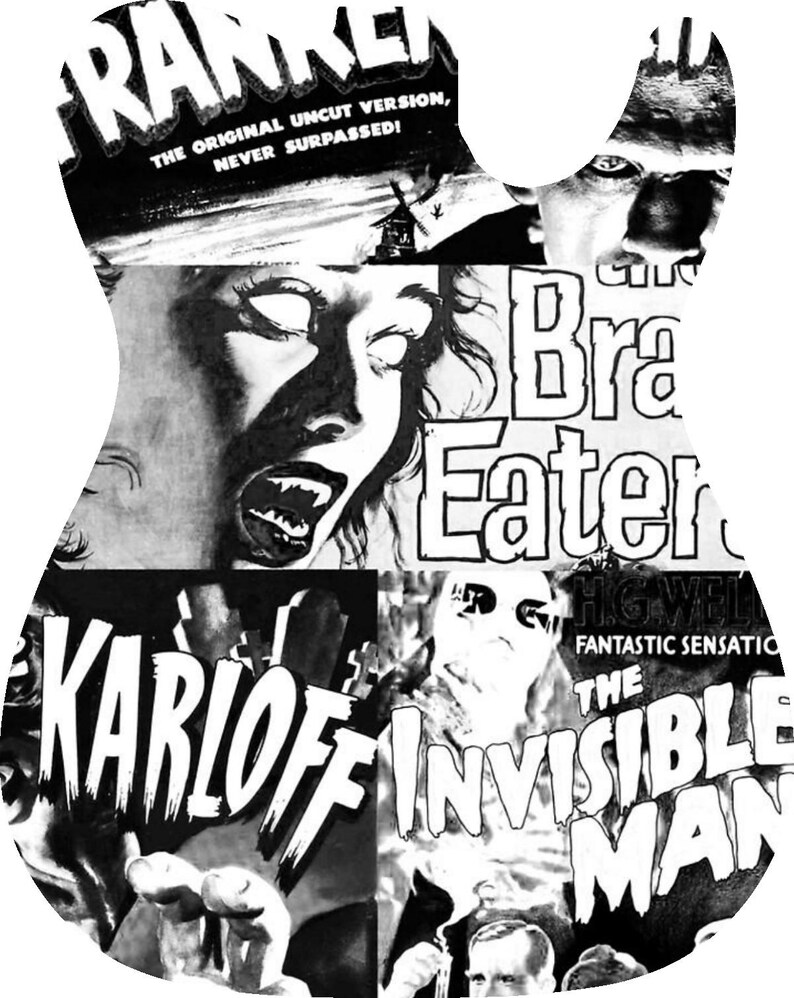 Laser Engrave, Telecaster Engraving, SVG File, Frankenstein, Horror ...