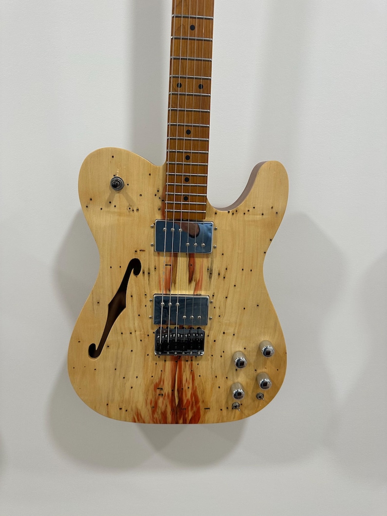 Thinline Style Telecaster Body, DXF File, Vcarve File, CNC, Guitar Body ...