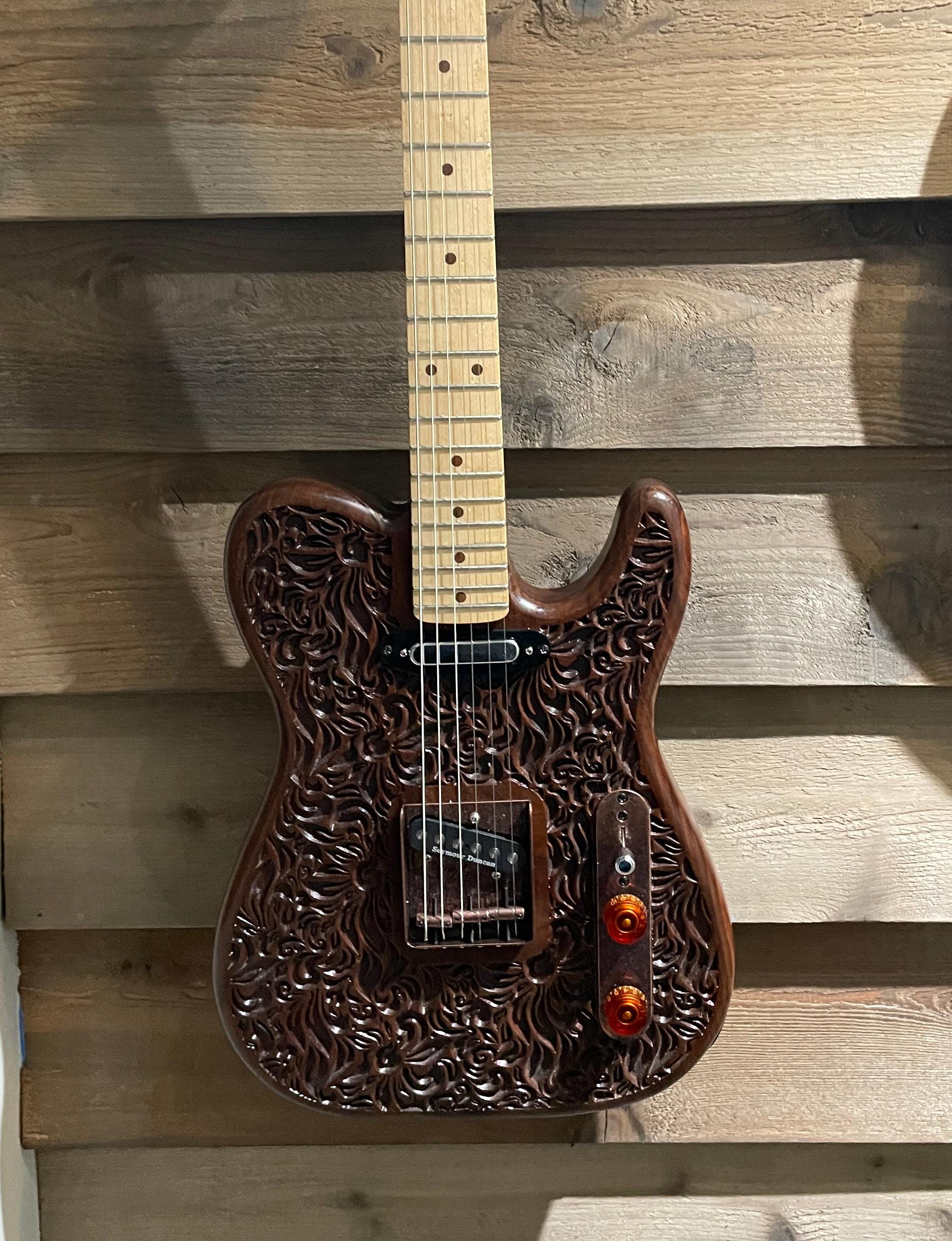 Telecaster Body, CNC File, Engraved, DXF, Vcarve File, Guitar, CNC, How ...