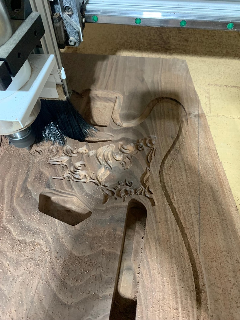 Telecaster Body, CNC File, Engraved, DXF, Vcarve File, Guitar, CNC, How ...