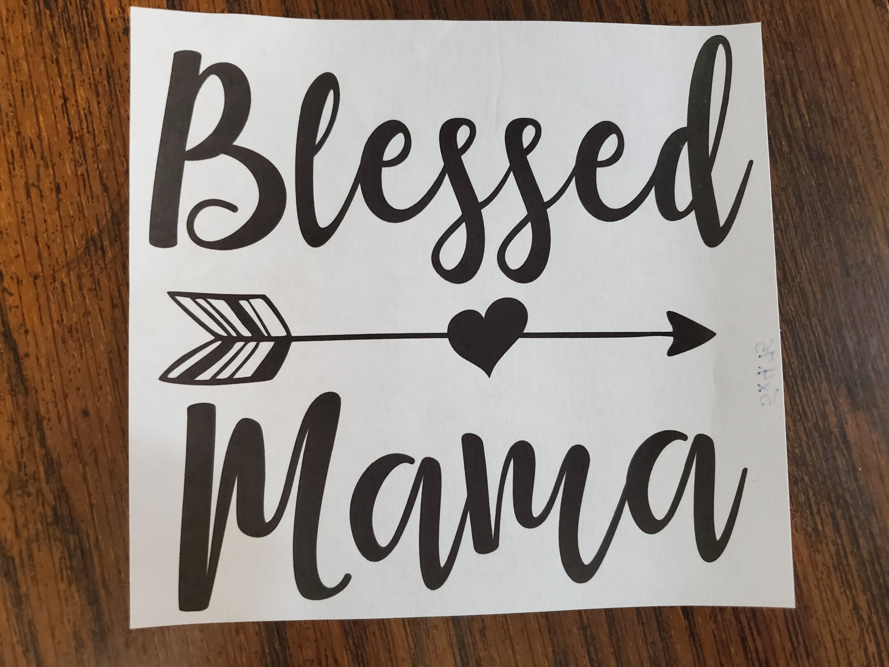 Blessed Mama Car Decal - Etsy