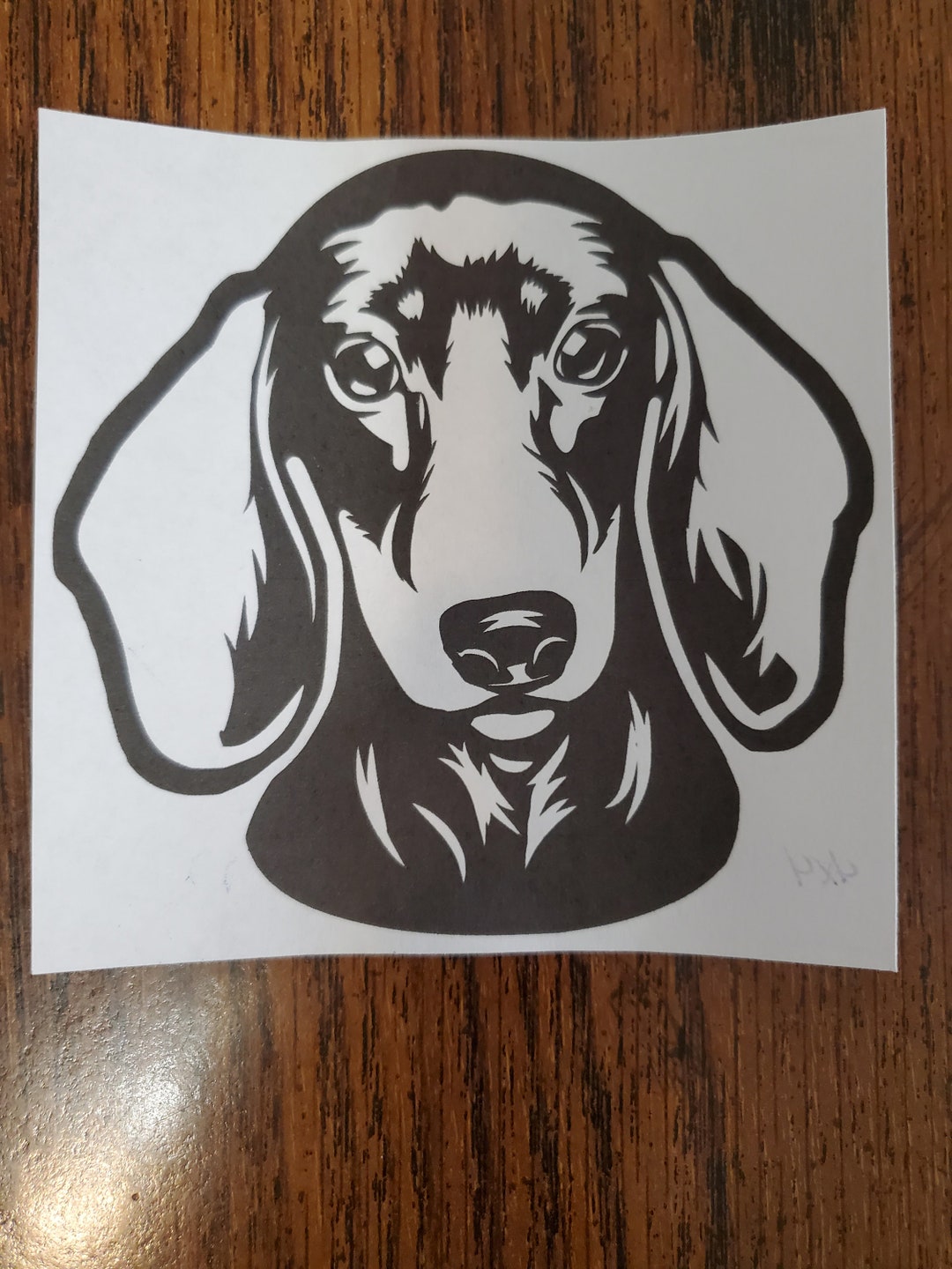 Dachshund Car Decal - Etsy