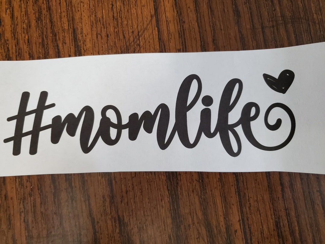 Mom Life Car Decal - Etsy