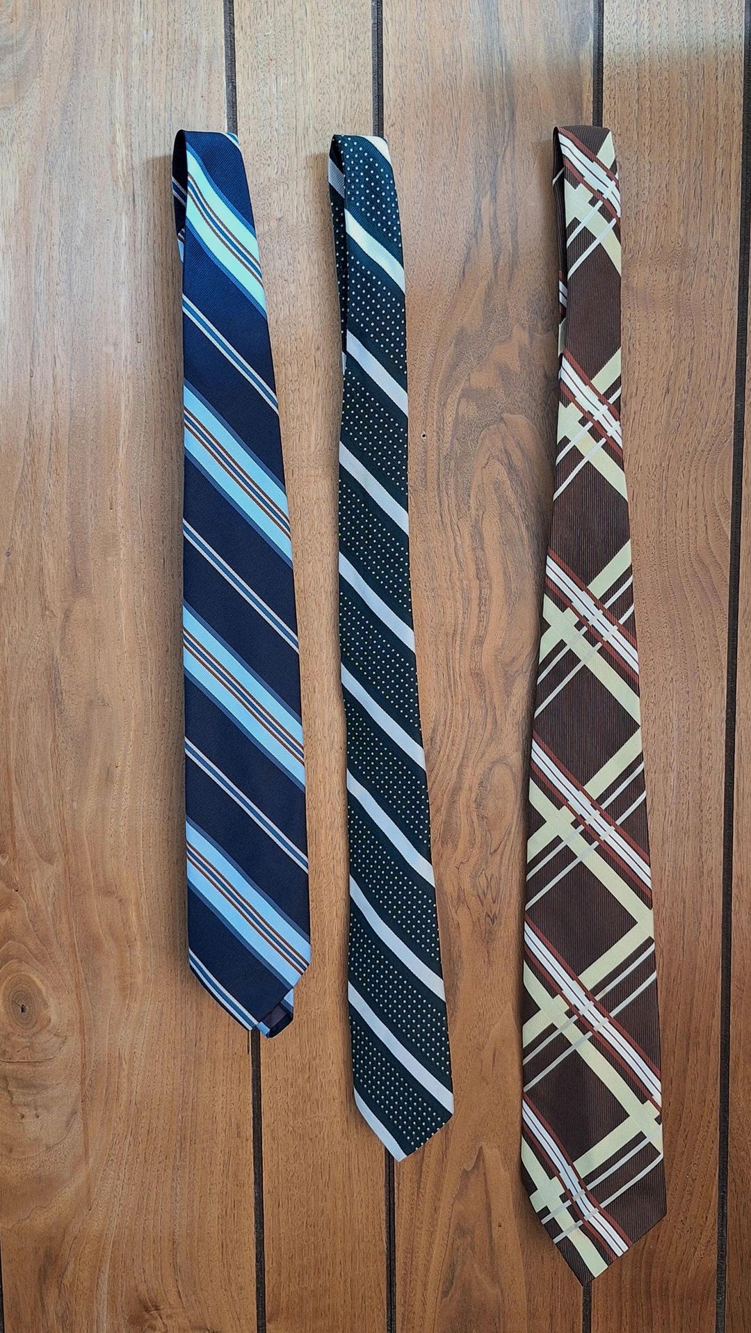 Vintage Britannia 1970s 1980s Men's Neckties Mod Stripe Ties - Etsy