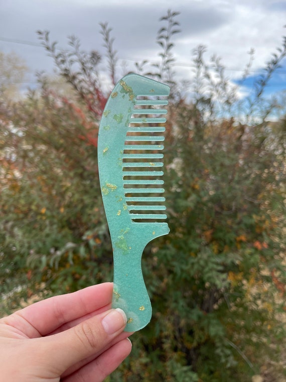 Large Glittery Resin Comb Sculpture Art Objects Art & Collectibles etna ...