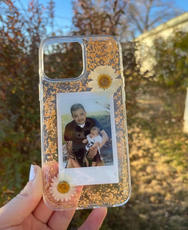 Custom Resin Photo Phone Case | Gifts for Her | Personalized Gift ...