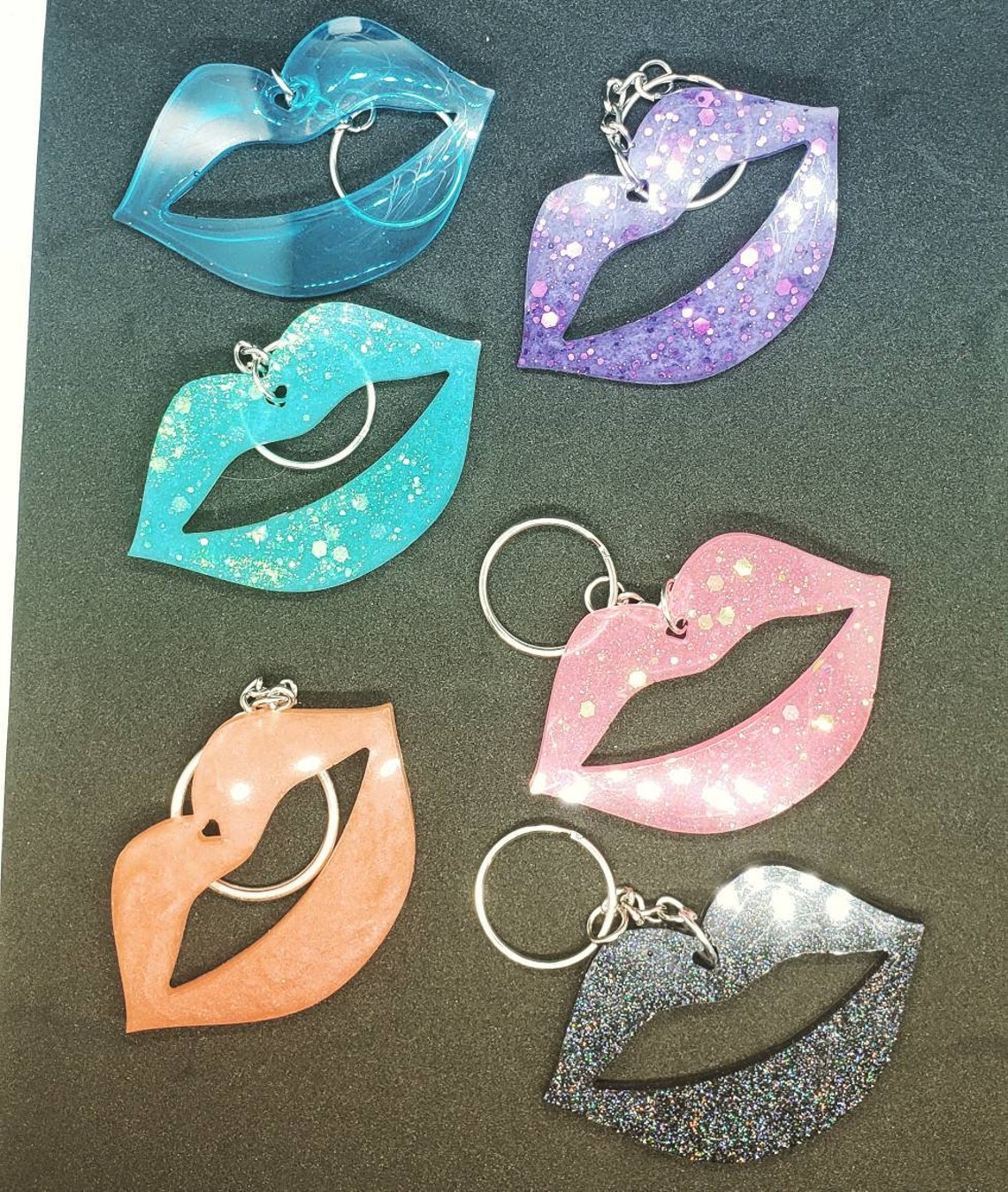 Lip Keychain - Etsy