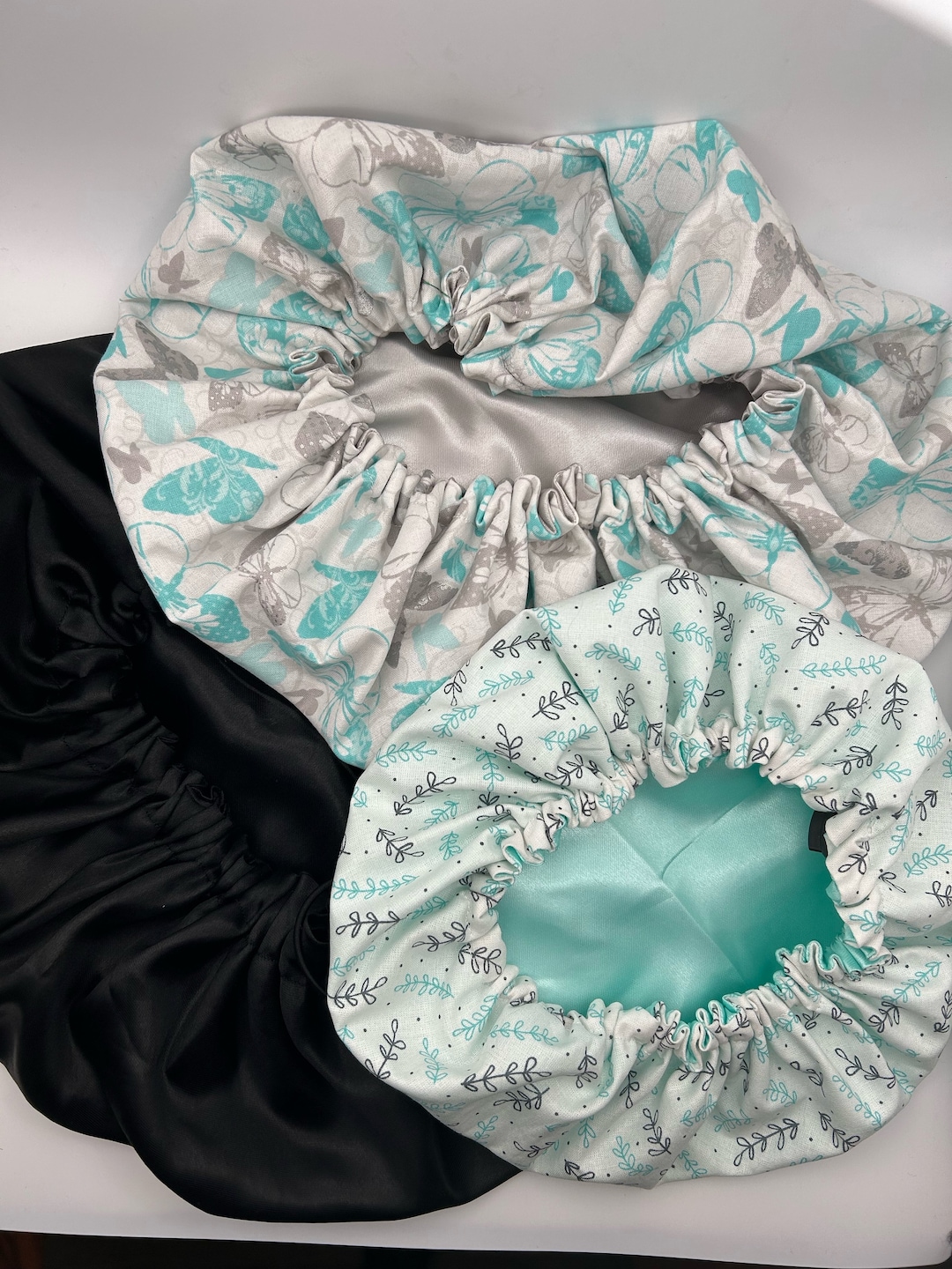 Satin/cotton Bonnets Adjustable and Reversible for Blissful Beauty ...