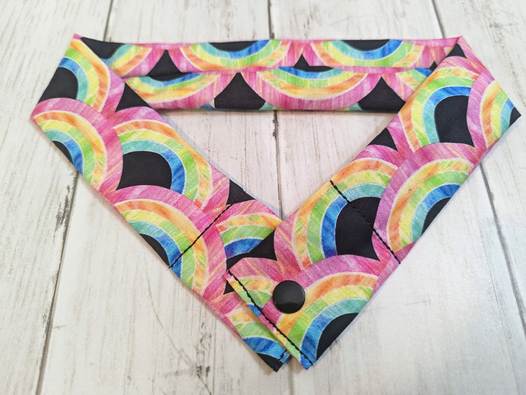Neck Cooler (medium) - Neon Rainbow Print, Cooling , Neck Chiller ...