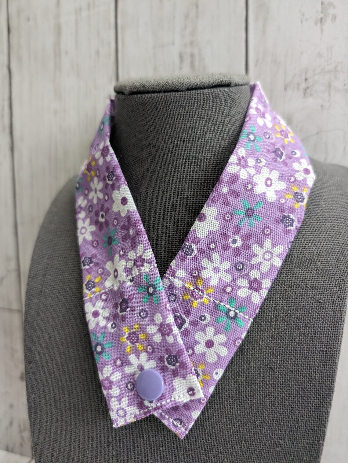 Purple Flower Cooling Neck Wrap: Handmade Cotton Neck Cooler (small) - Etsy
