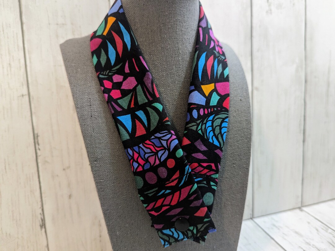 Neck Cooler Black Zentangle Print, Cooling Neck Wrap, Neck Chiller ...