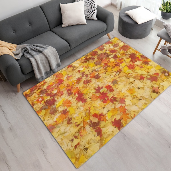 Autumn Leaves Rug - Etsy