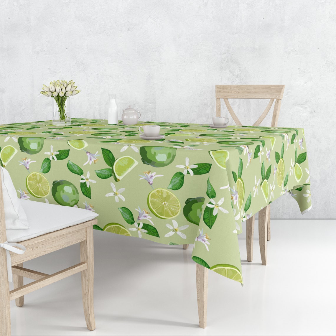 Lemon Pattern Tablecloth Rectangle Table Cloth Table Cover | Etsy